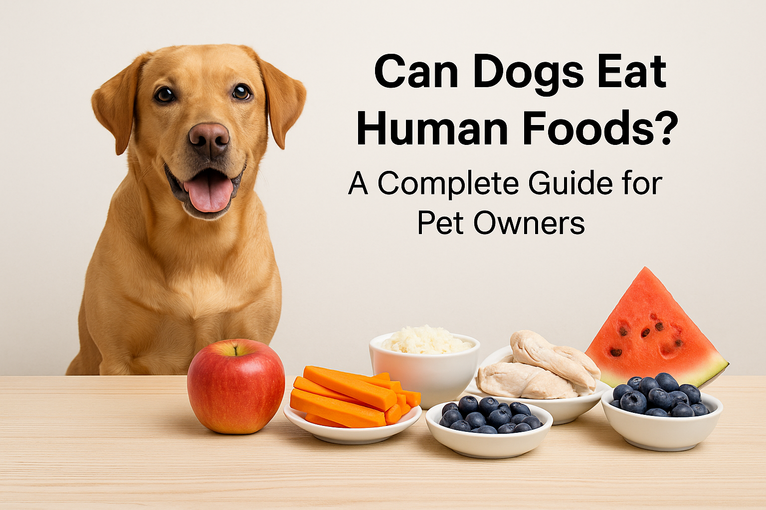 Can Dogs Eat Human Foods?