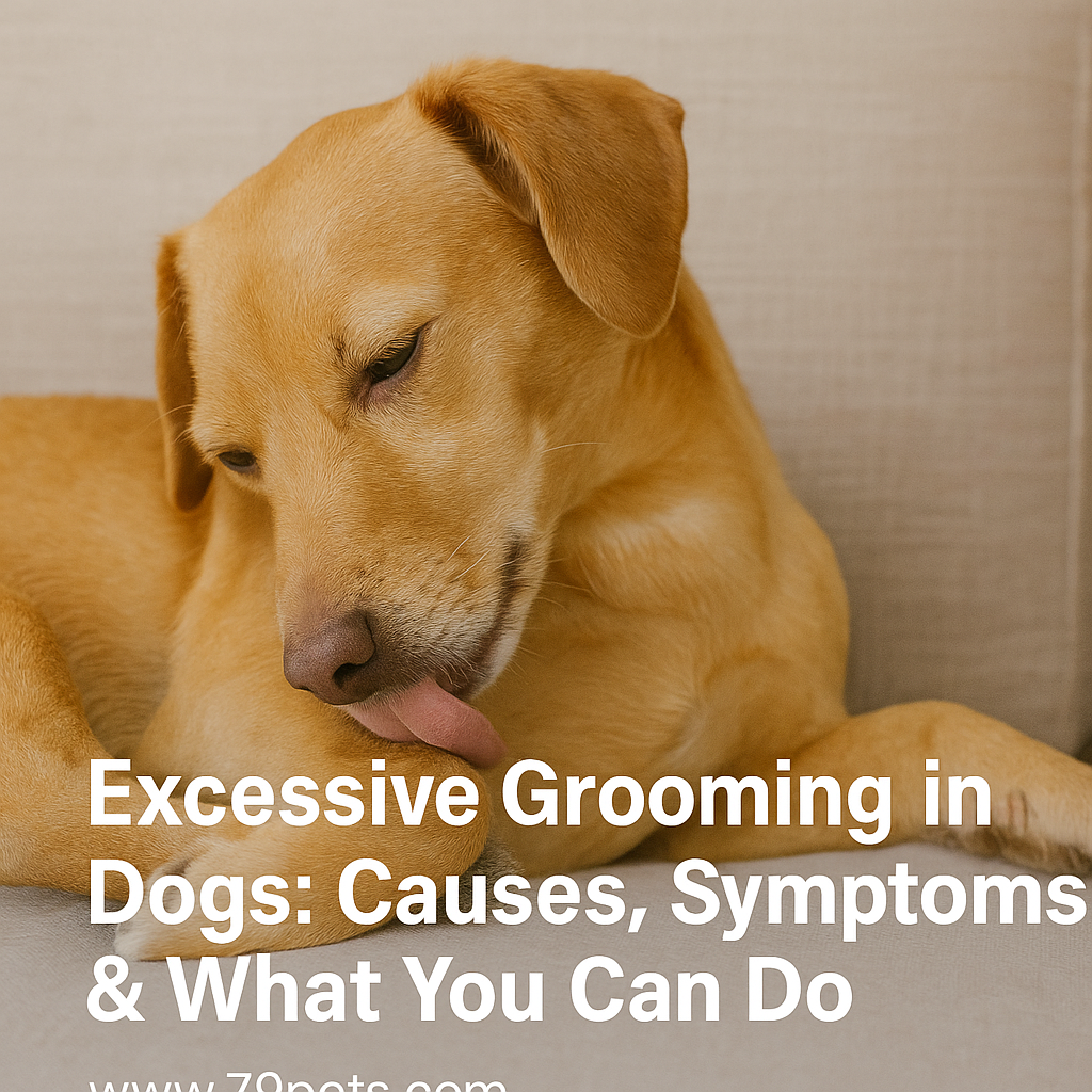 Excessive Grooming in Dogs: Causes, Symptoms & What You Can Do