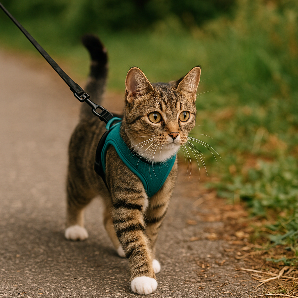 How to Make Walks with Your Cat Safe, Fun, and Enriching