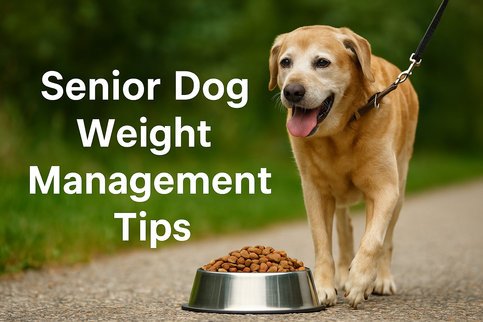 🐾 How to Manage Senior Dog’s Weight for a Healthier, Happier Life