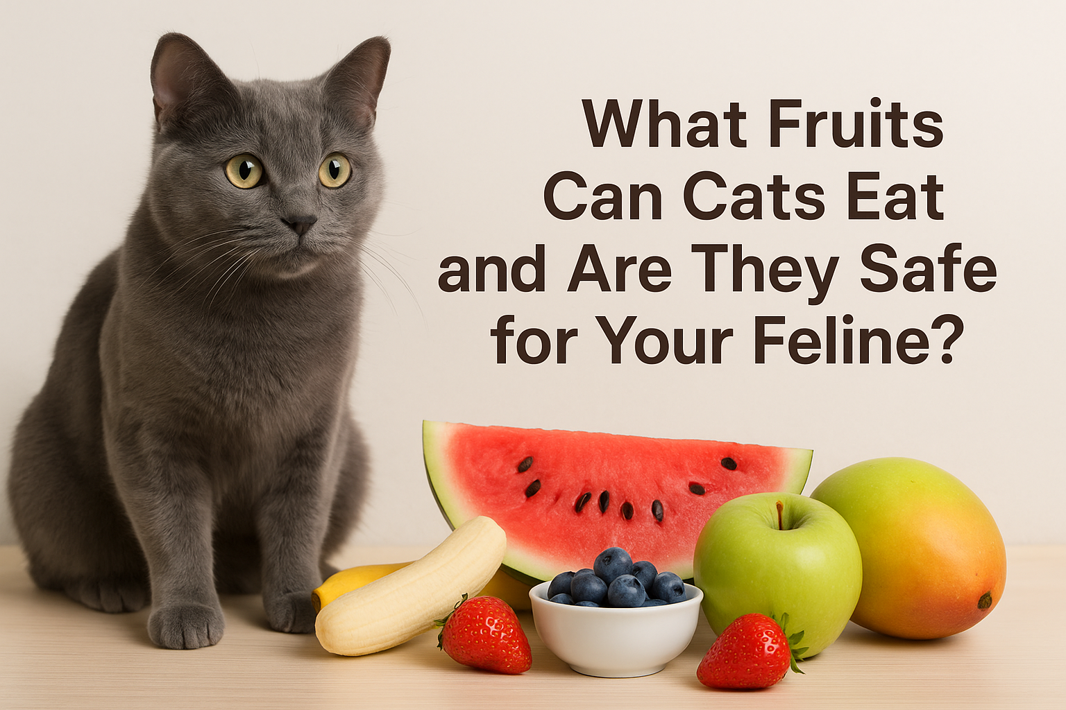 Safe Fruits for Cats: What You Can Share With Your Feline Friend