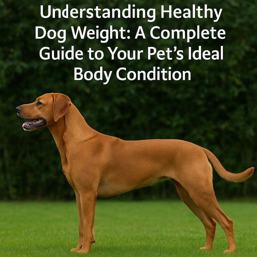 Understanding Healthy Dog Weight: A Complete Guide to Your Pet’s Ideal