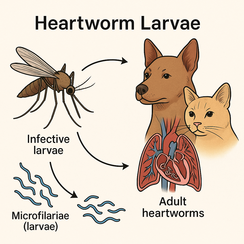 Understanding Heartworm Larvae in Pets: How to Protect Your Dog or Cat