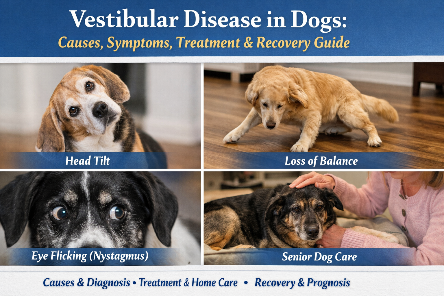 Vestibular Disease in Dogs: Causes, Symptoms, Treatment & Recovery Gui