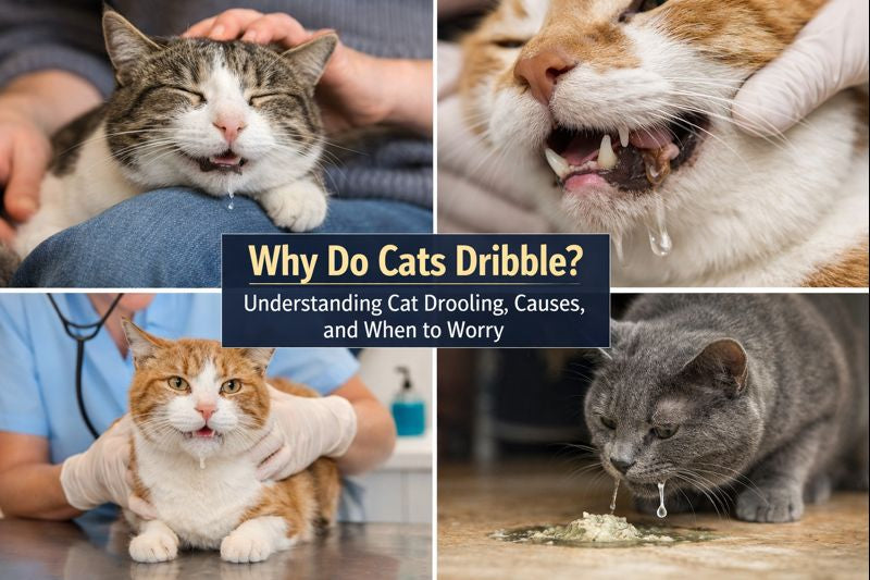 Why Do Cats Dribble? Understanding Cat Drooling, Causes, and When to W