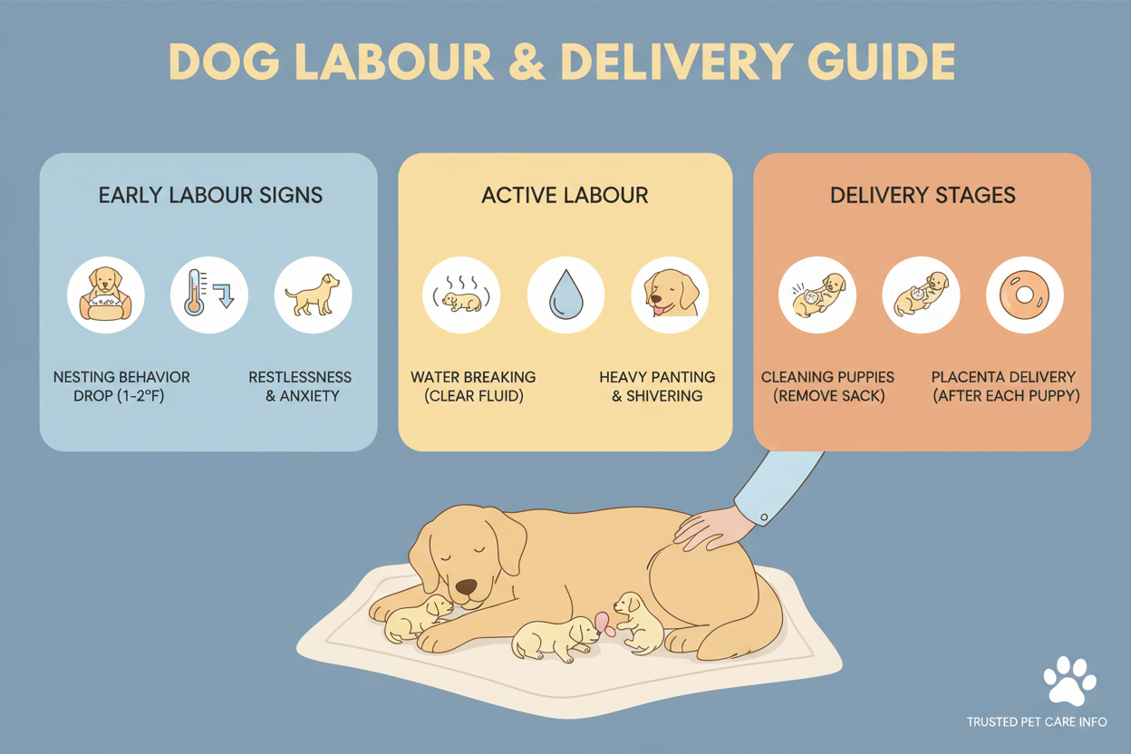 Dog Labour Signs & Puppy Delivery Stages Explained