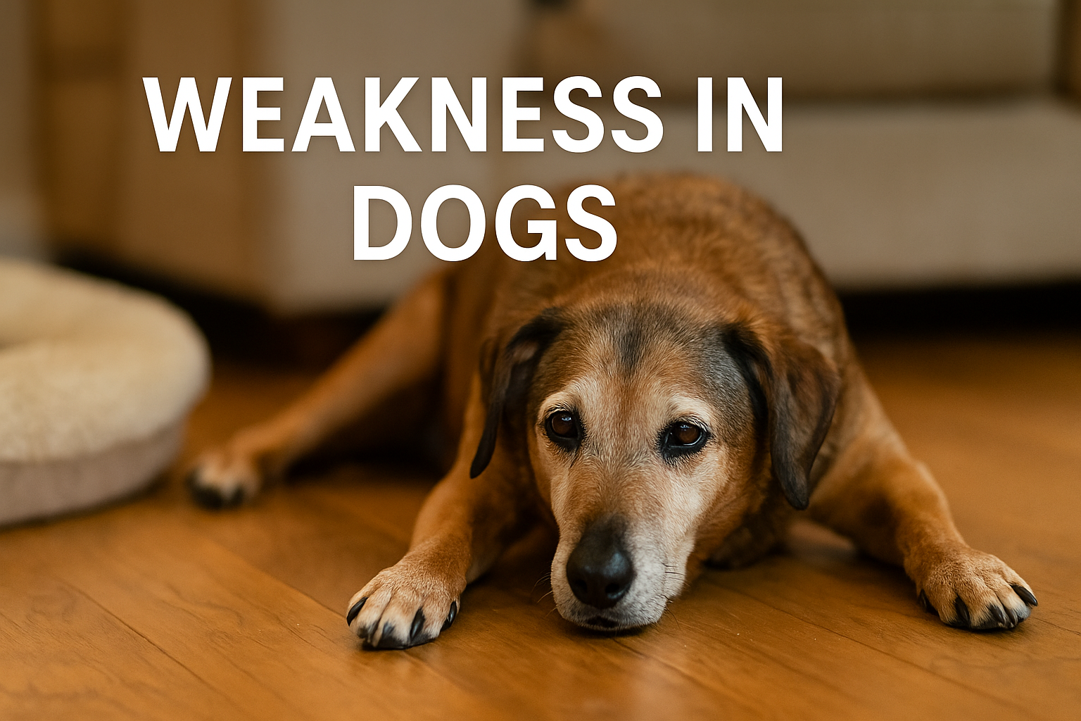 Weakness in Dogs: What Every Pet Owner Should Know
