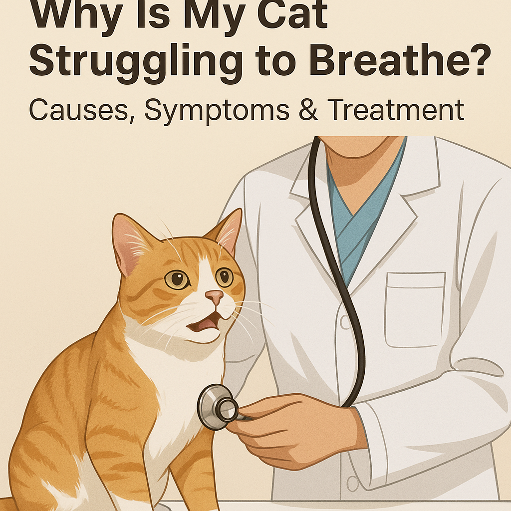 🐱 Why Is My Cat Struggling to Breathe? Causes, Symptoms & Treatment