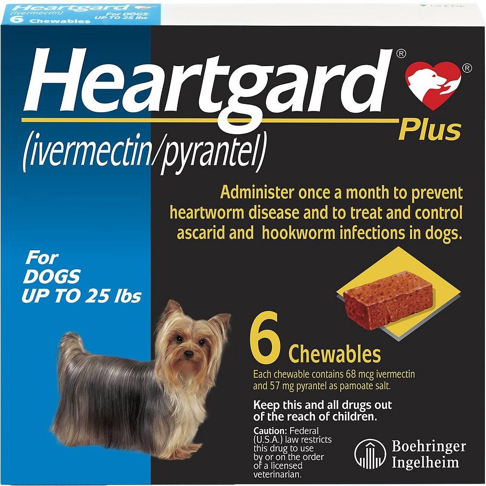 Heartgard Plus Blue Chew for Dogs - 25lbs(11kg) - 79PETS.COM